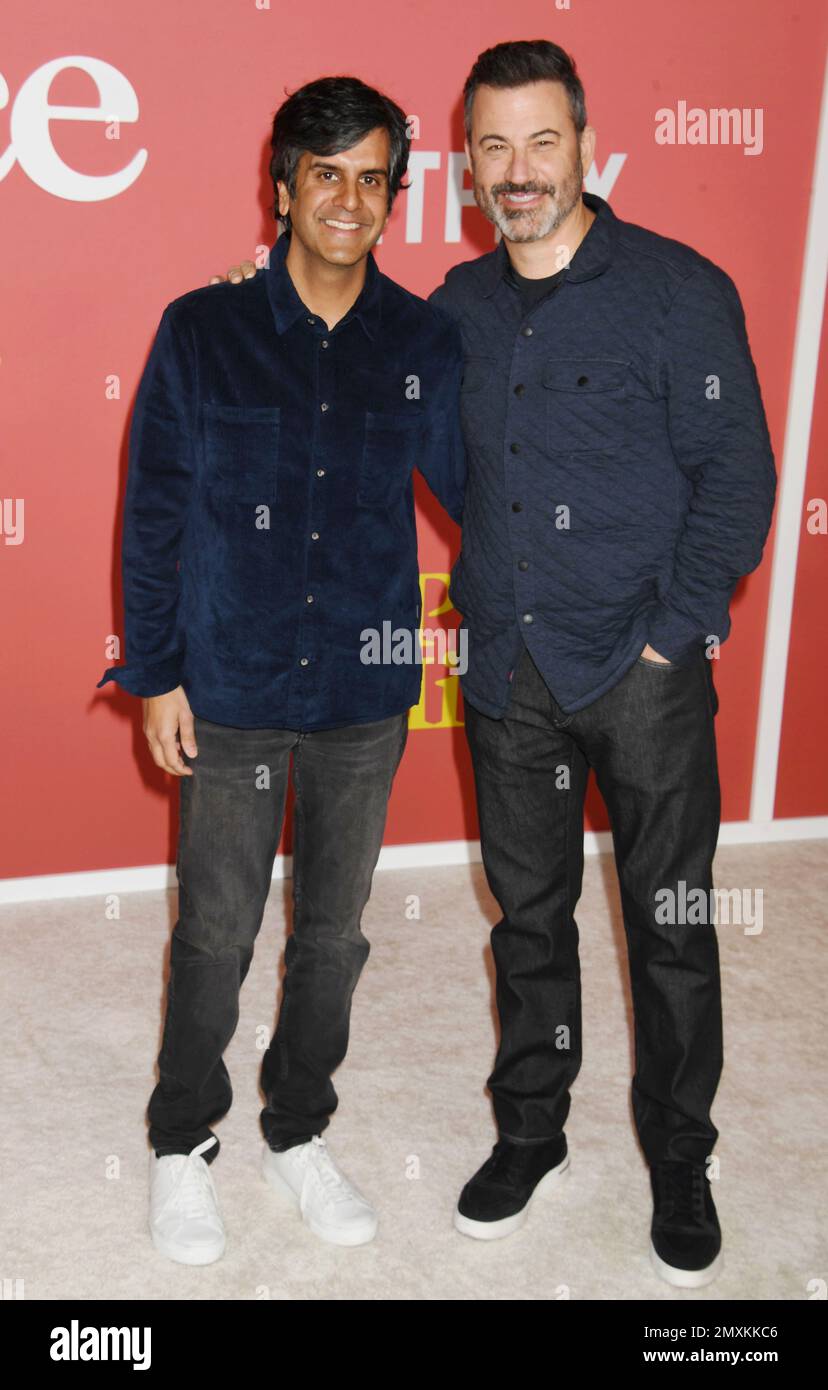 LOS ANGELES, CALIFORNIA - FEBRUARY 02: (L-R) Siddharta Khosla and Jimmy ...