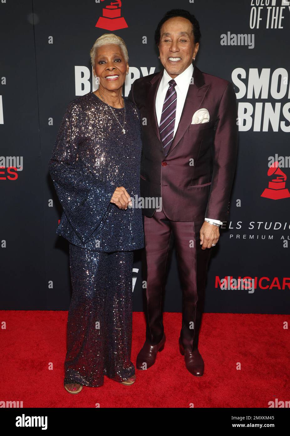Los Angeles, Ca. 3rd Feb, 2023. Dionne Warwick and Smokey Robinson at ...