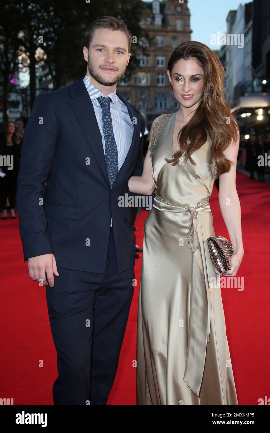 Actors Jack Reynor and Madeline Mulqueen pose for photographers upon ...