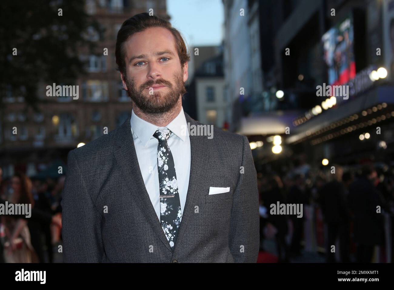 Actor Armie Hammer poses for photographers upon arrival at the premiere ...