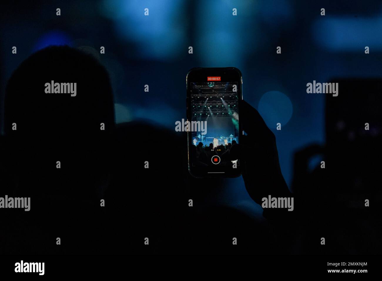 Orlando, Florida, USA, February 3, 2023, fans recording during the ...