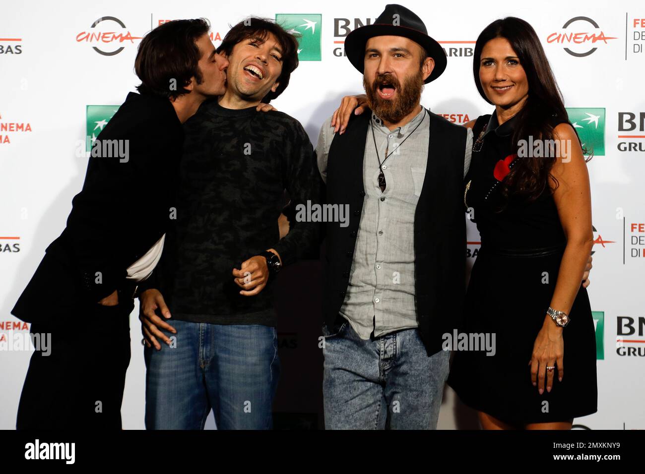 From left, Francesco Mandell, Herbert Ballerina, Maccio Capatonda and ...