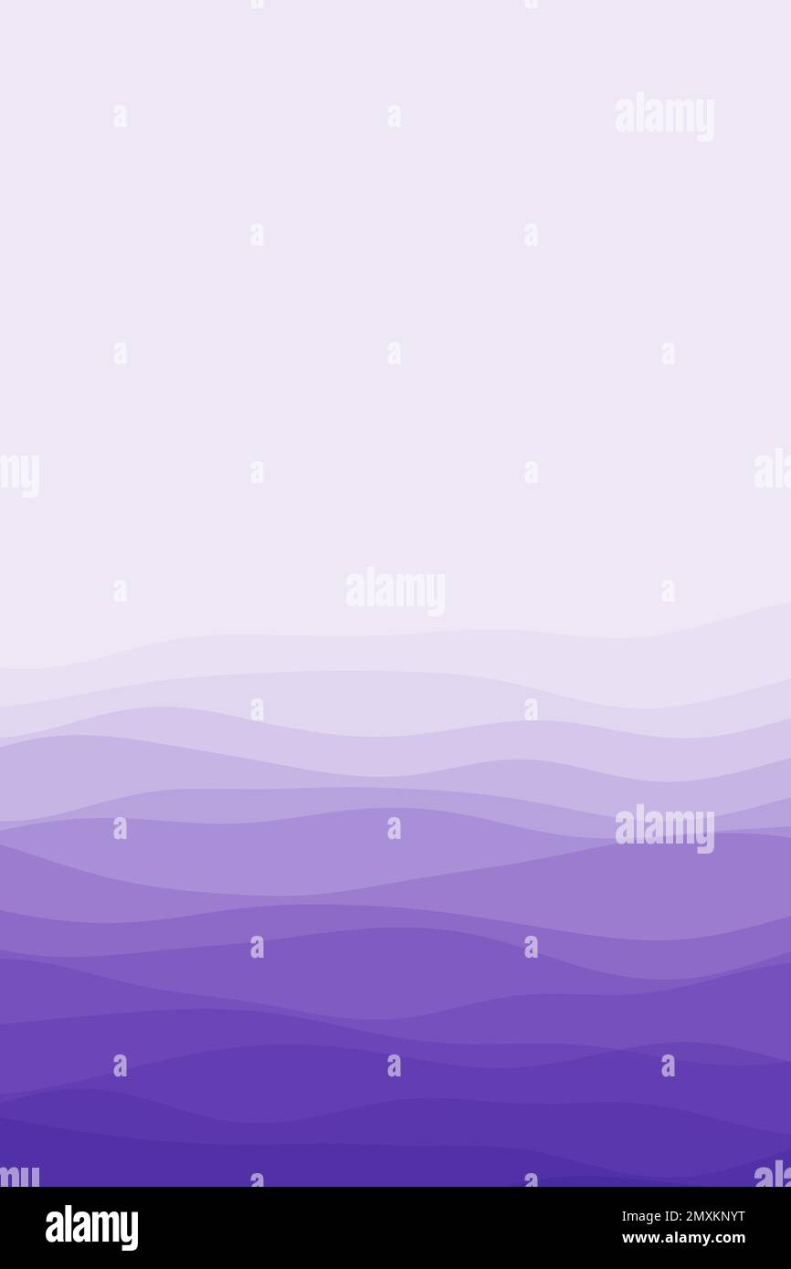 Cover page template. Page template with soft curves in deep purple ...