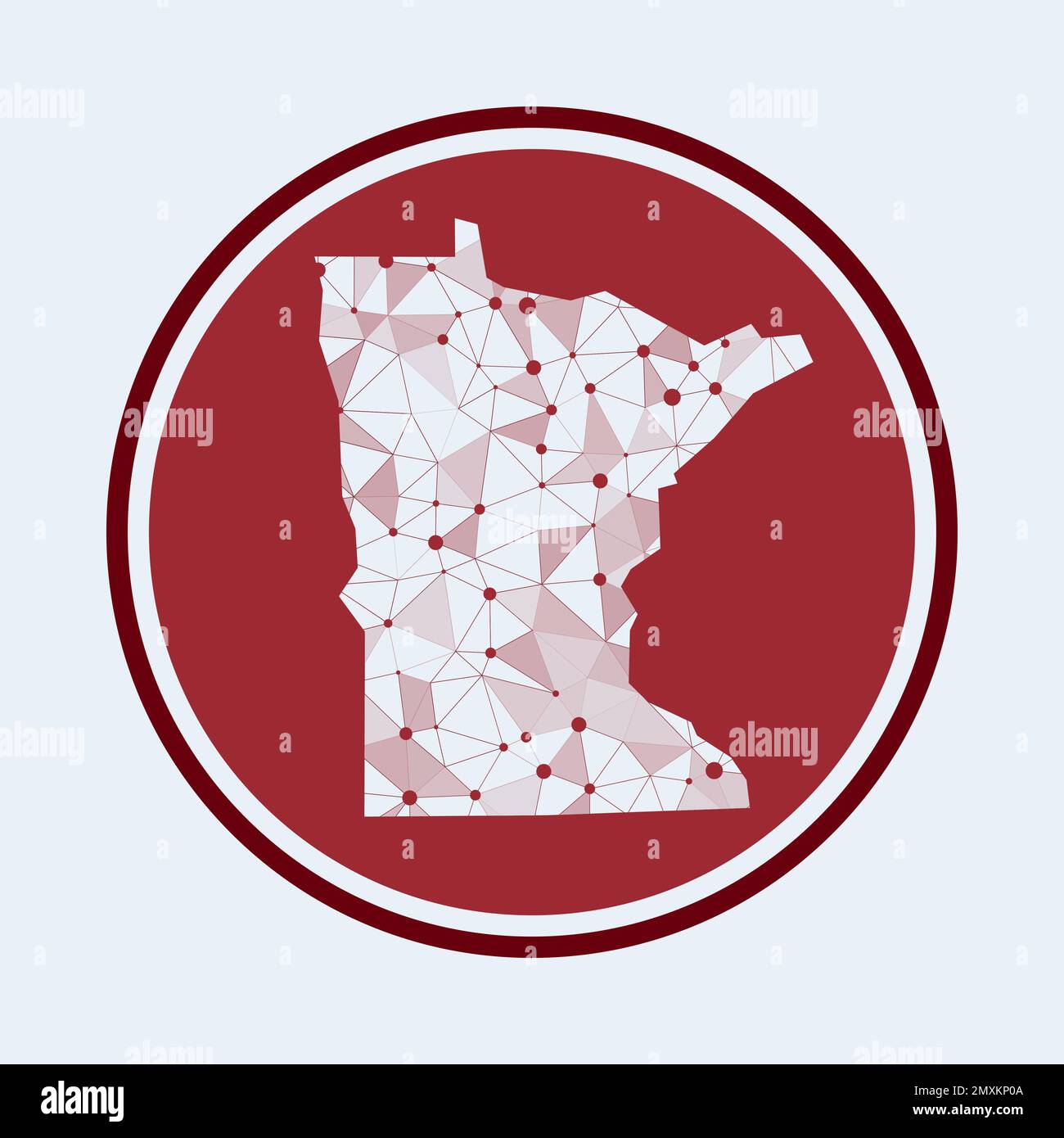 Minnesota outline vector hi-res stock photography and images - Alamy