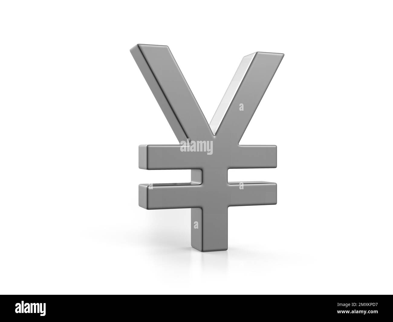 Car paint yen symbol on a white background. 3d illustration Stock Photo ...