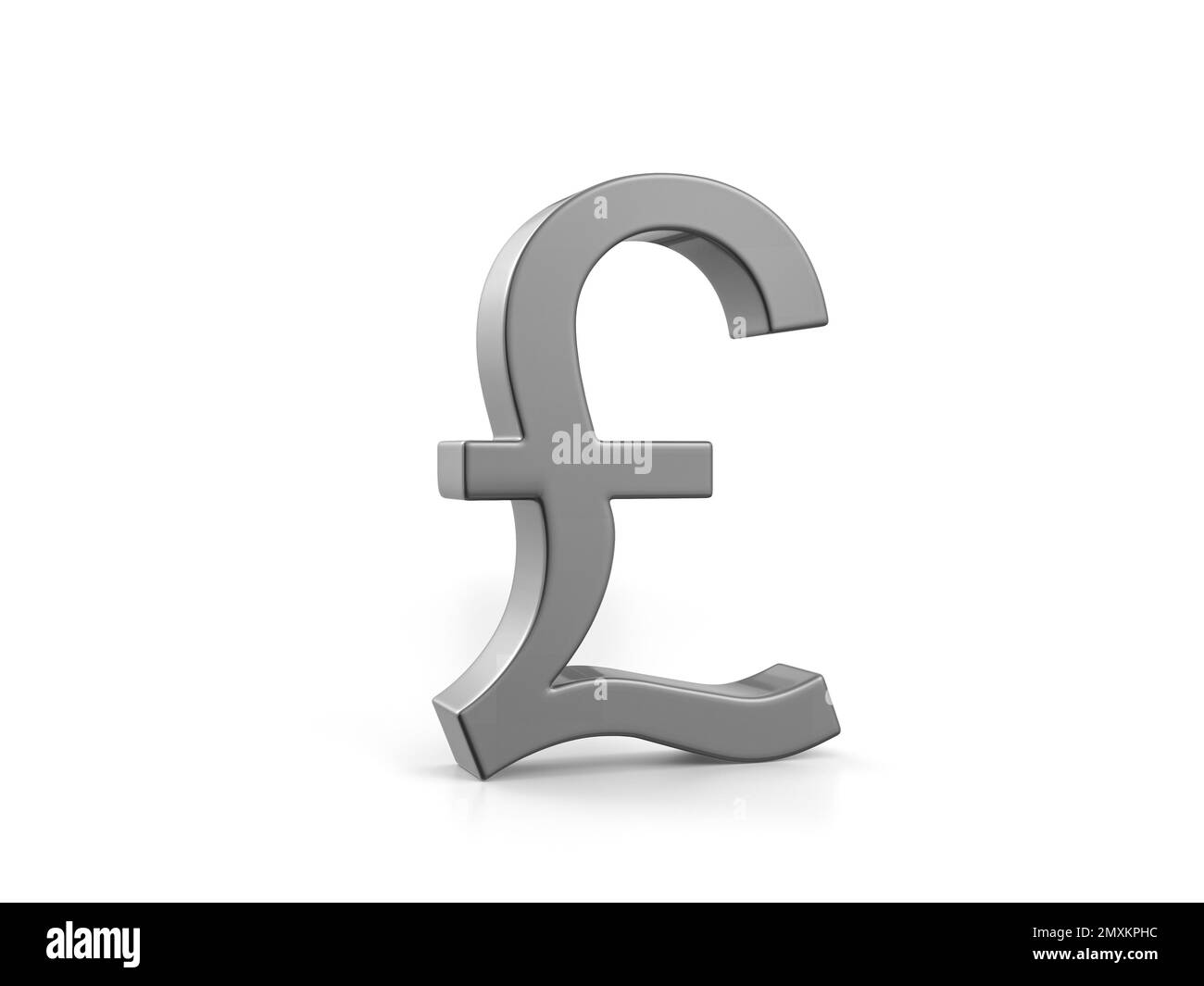 Car paint pound symbol on a white background. 3d illustration Stock ...