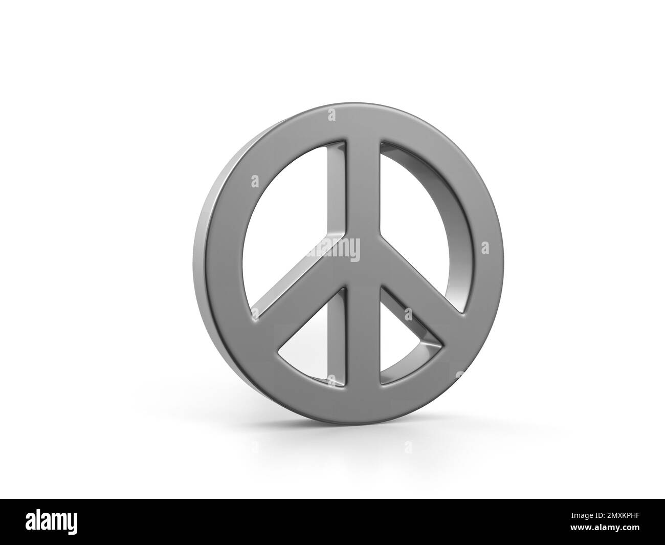 Car paint peace symbol on a white background. 3d illustration Stock ...