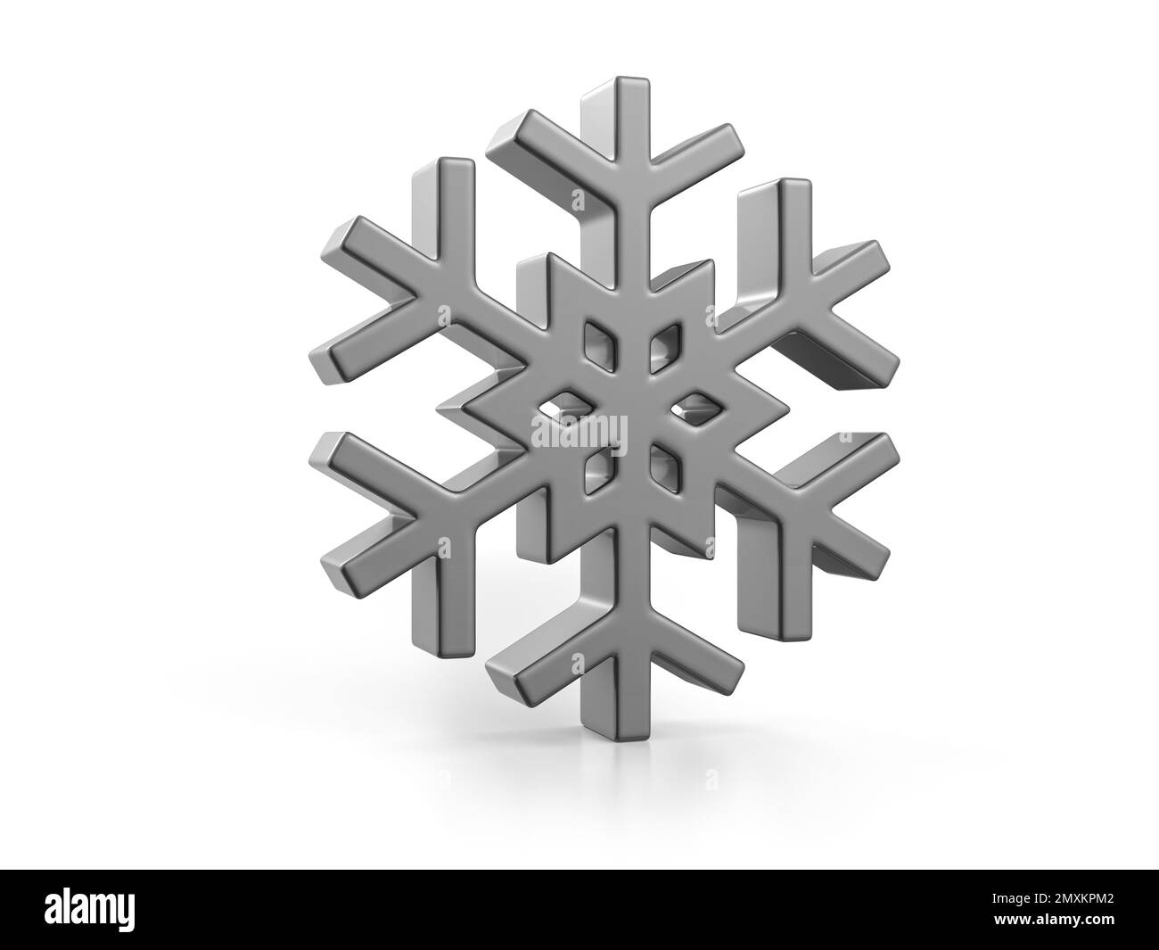Car paint snowflake symbol on a white background. 3d illustration Stock ...
