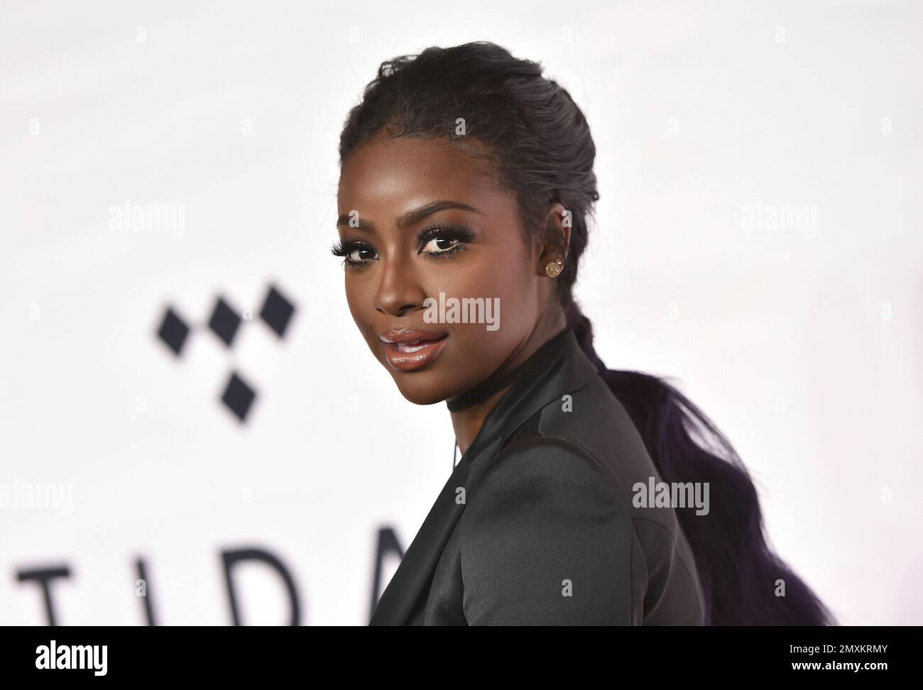 Singer Justine Skye Attends The Tidal X 1015 Benefit Concert Hosted By Tidal And The Robin