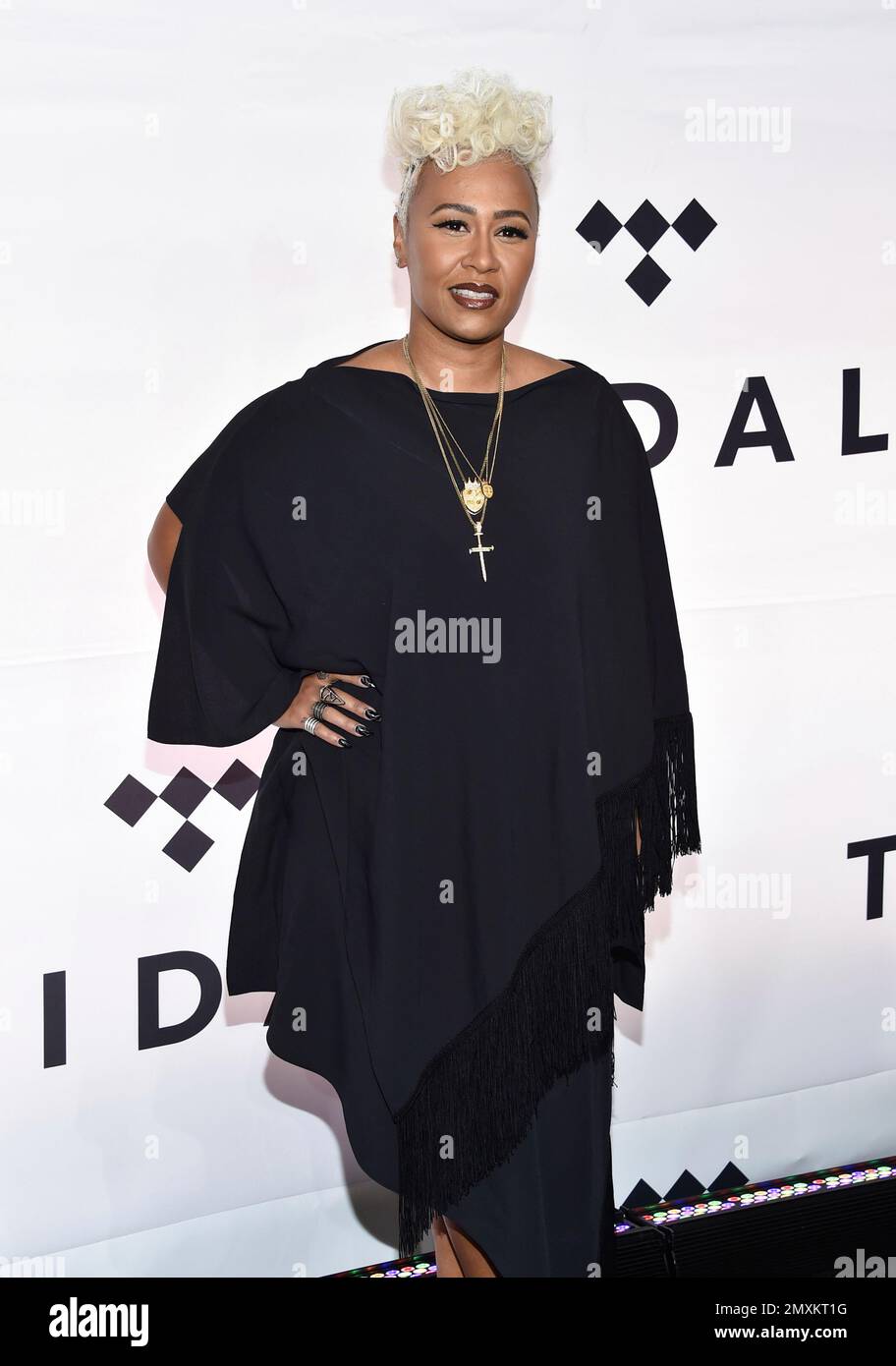 Singer Emeli Sandé attends the Tidal X: 1015 benefit concert, hosted by ...
