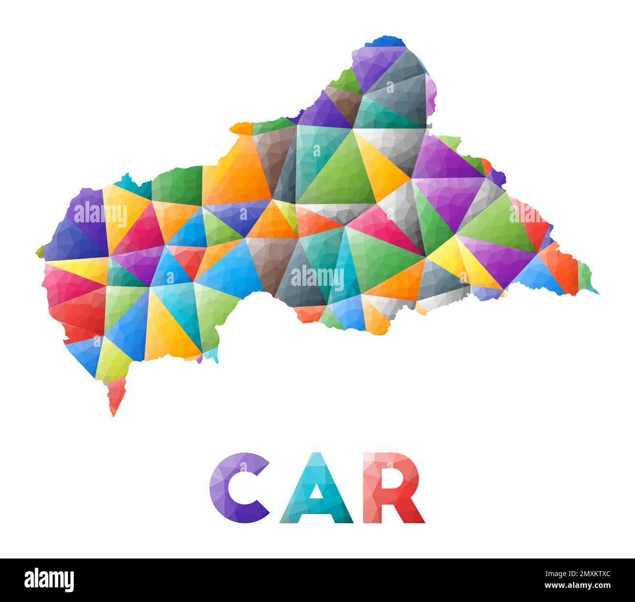 Car polygonal map hi-res stock photography and images - Alamy
