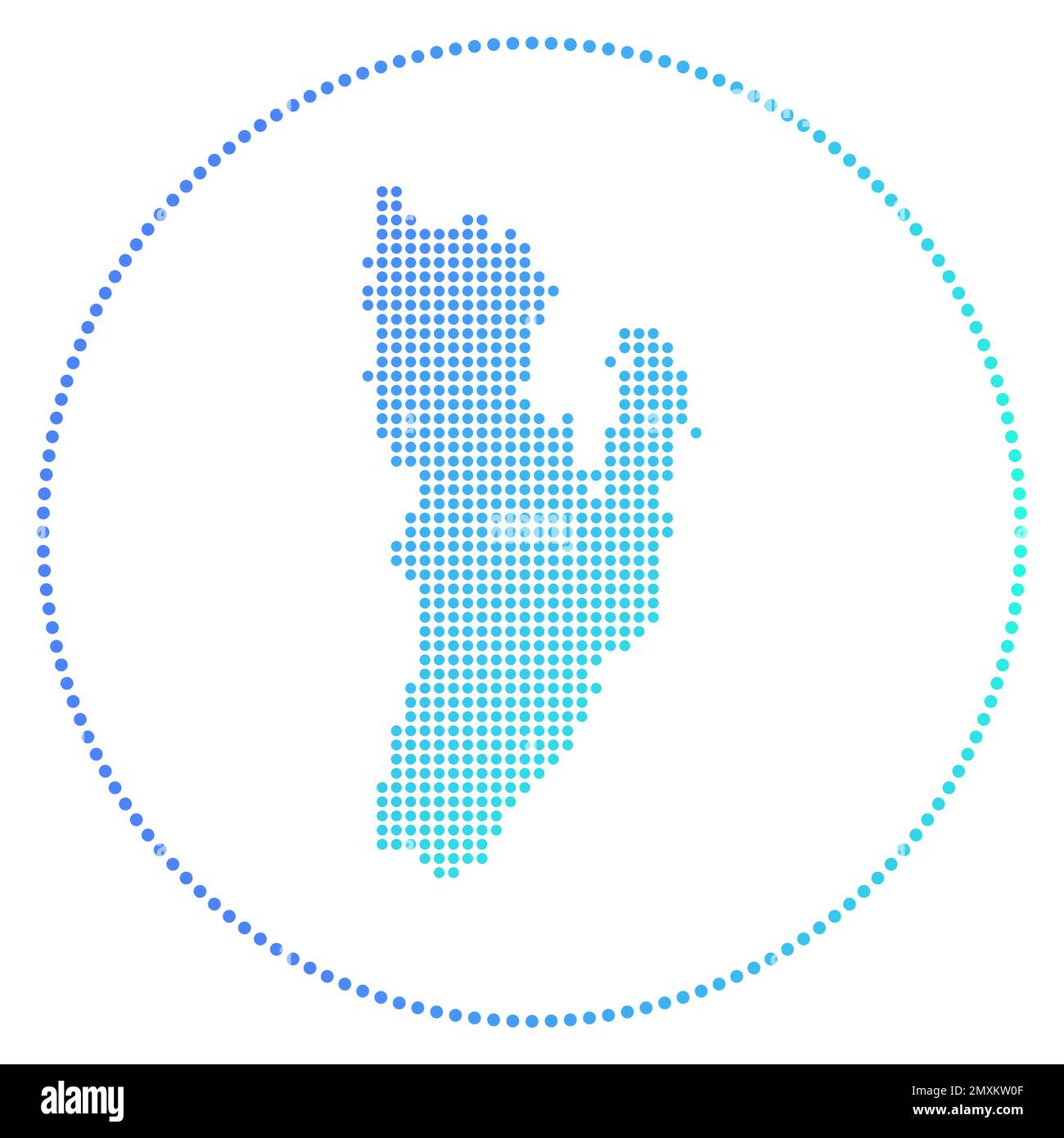 Myanmar digital map Stock Vector Images - Alamy