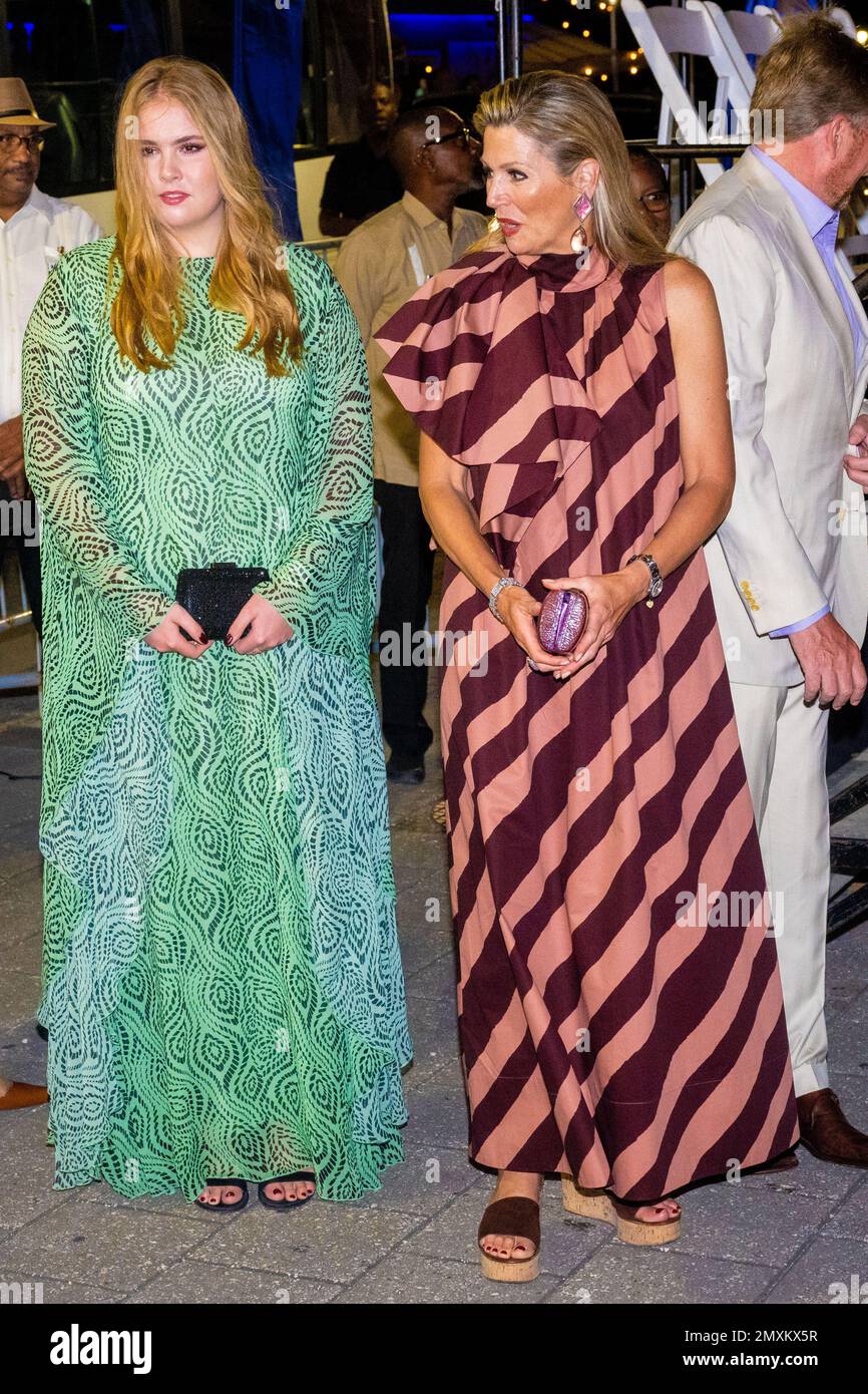 Queen Maxima of the Netherlands with Princess Amalia, Princess of ...