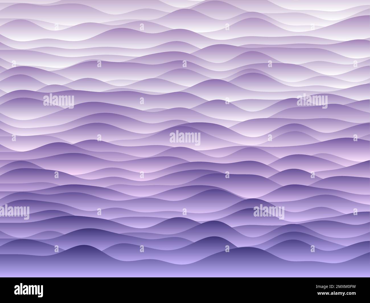 Abstract curves background. Smooth curves with gradients in purple ...