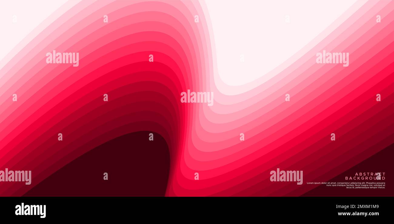 Colorful pink wave line abstract background design. Modern line curve ...