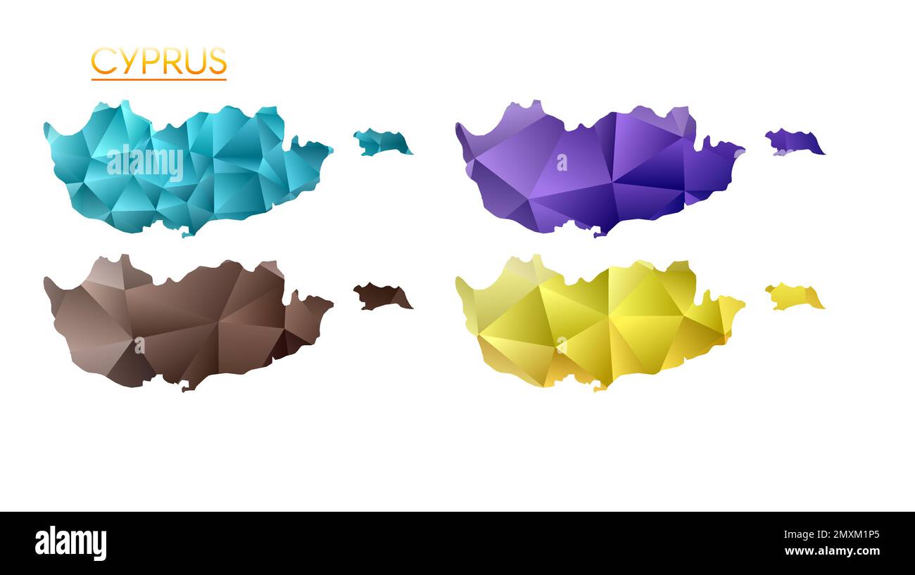 Maps of cyprus Stock Vector Images - Alamy