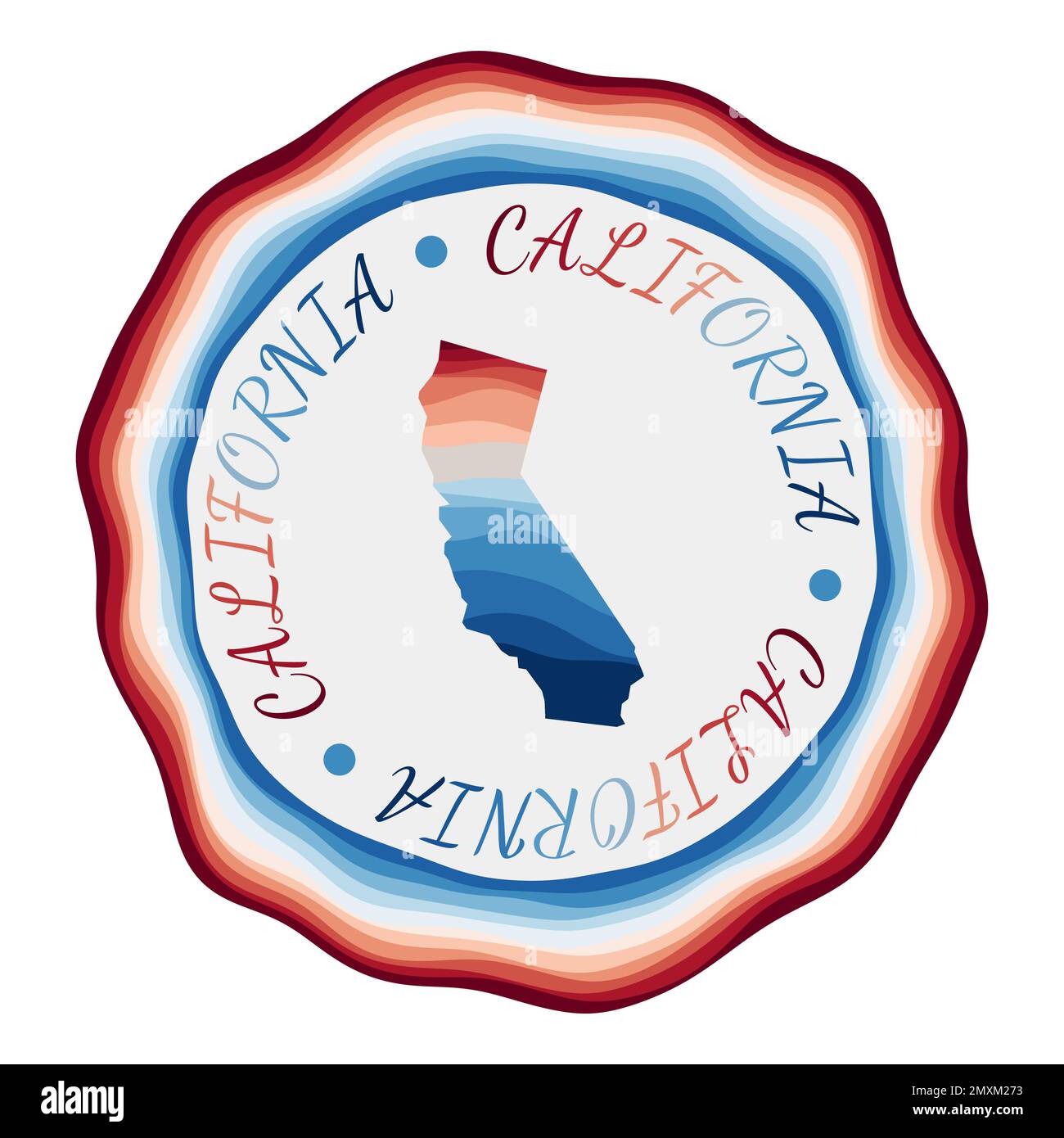 Surf coast map Cut Out Stock Images & Pictures - Alamy