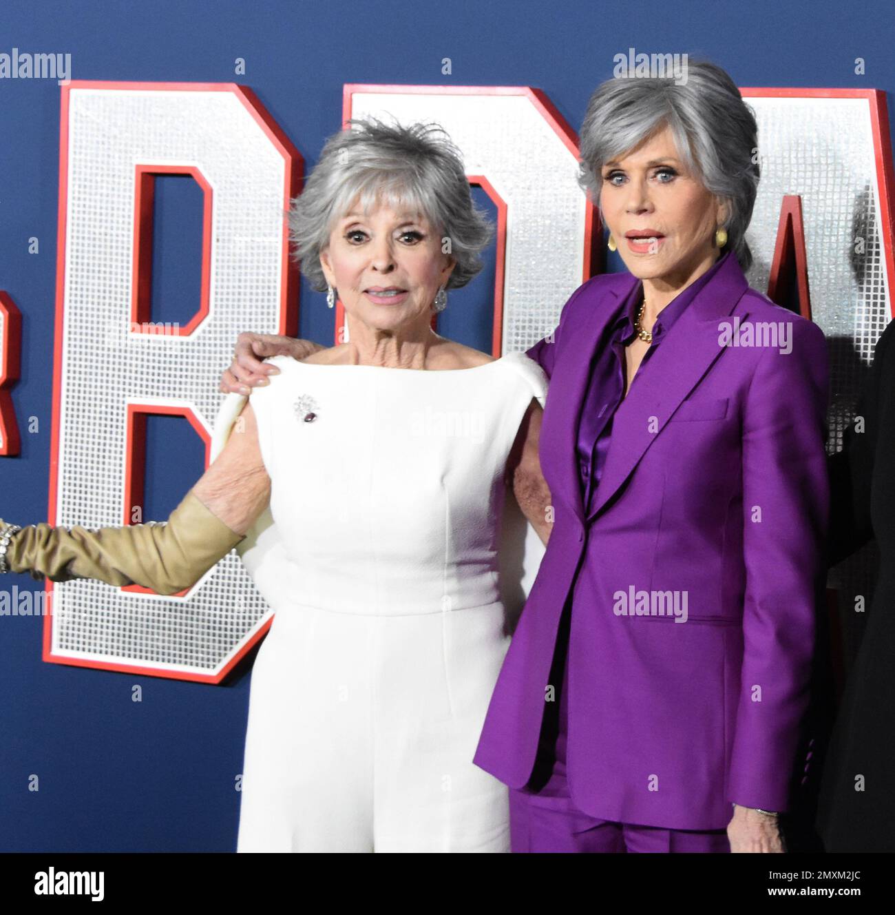 Los Angeles, California, USA 31st January 2023 (L-R) Actress Rita Morena and Actress Jane Fonda ...