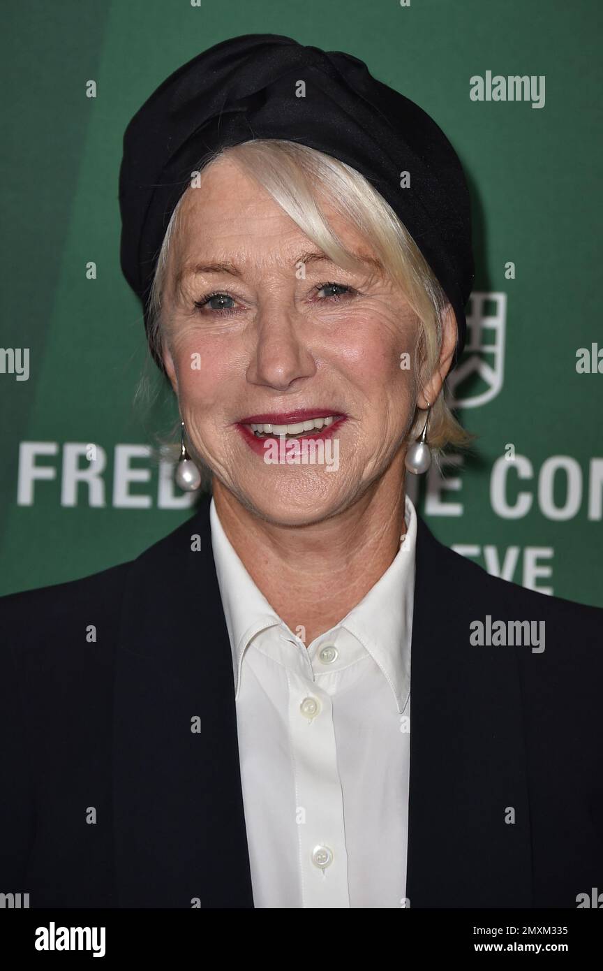 Helen Mirren arrives at the 2016 Variety Power of Women luncheon on ...