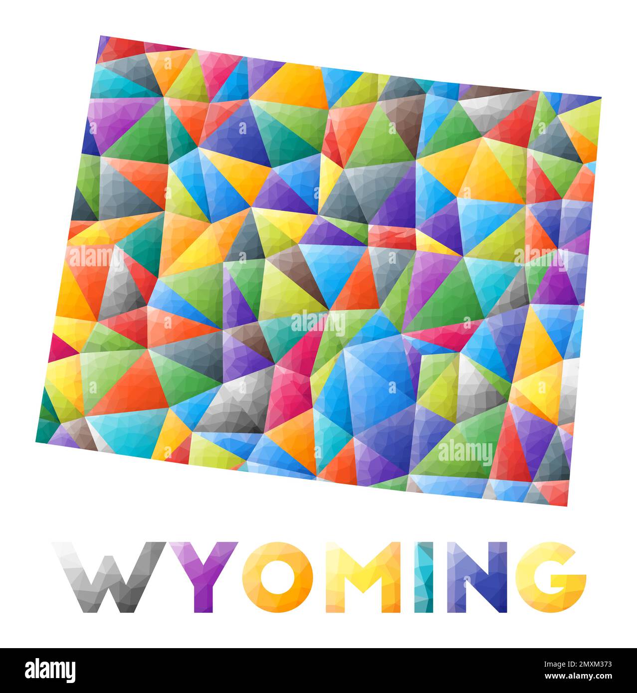 Wyoming state outline hi-res stock photography and images - Alamy