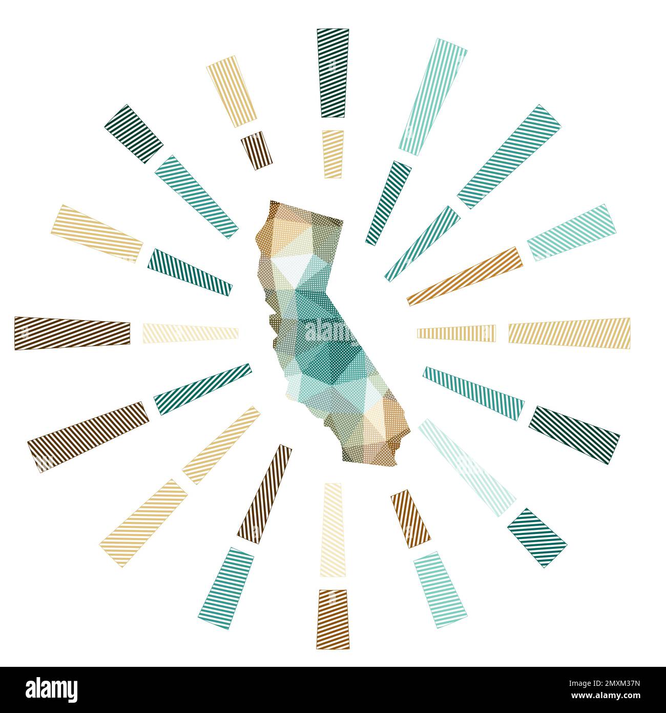 Map paper california Cut Out Stock Images & Pictures - Alamy