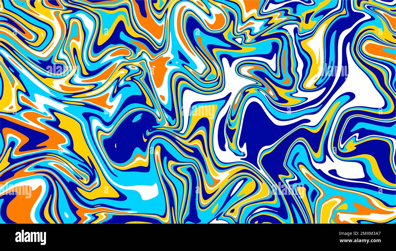 Simple marble liquid abstract design background. Fun flowing ink oil ...