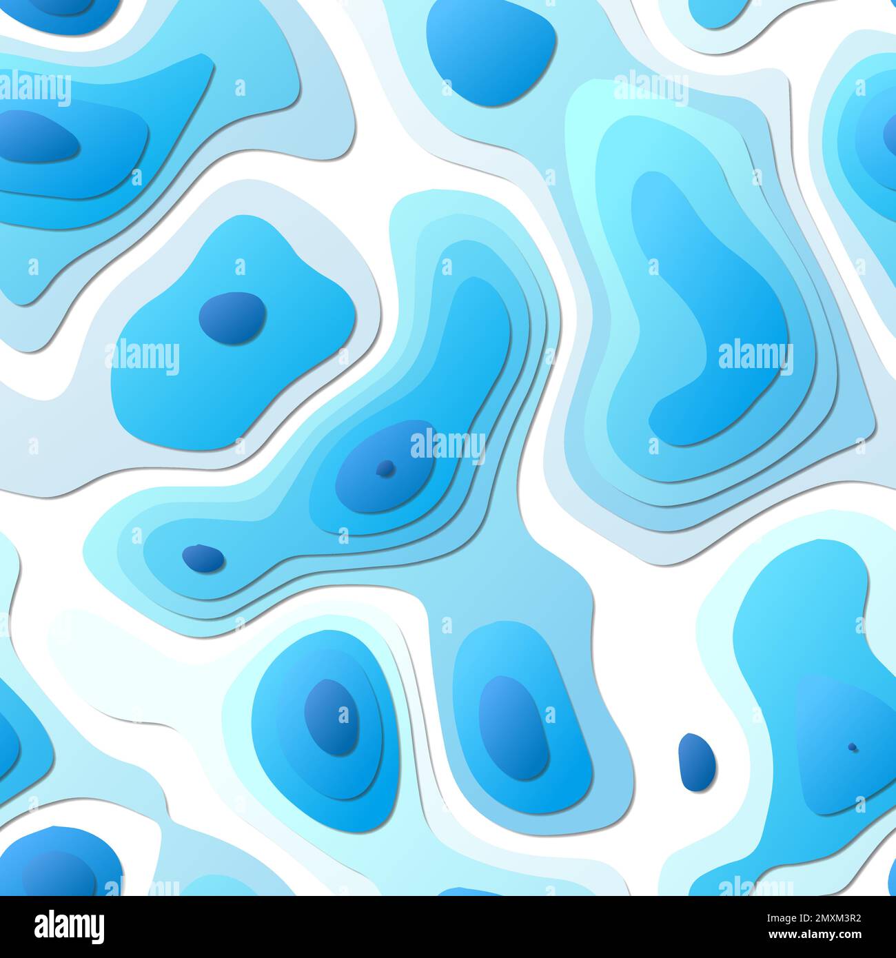 Colorful abstract layers. Papercut style background. Vibrant 3d ...