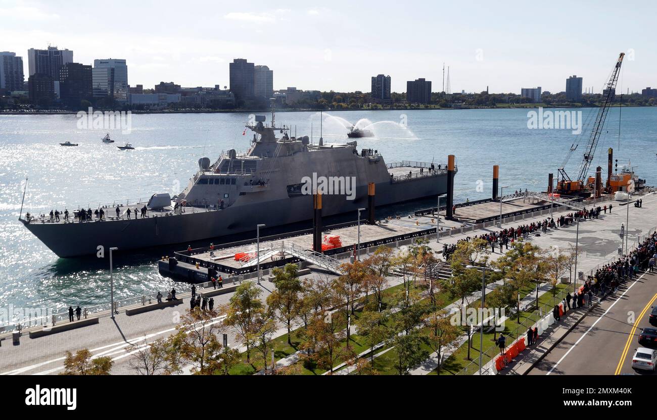 The USS Detroit, one of the United States Navy's newest warships ...