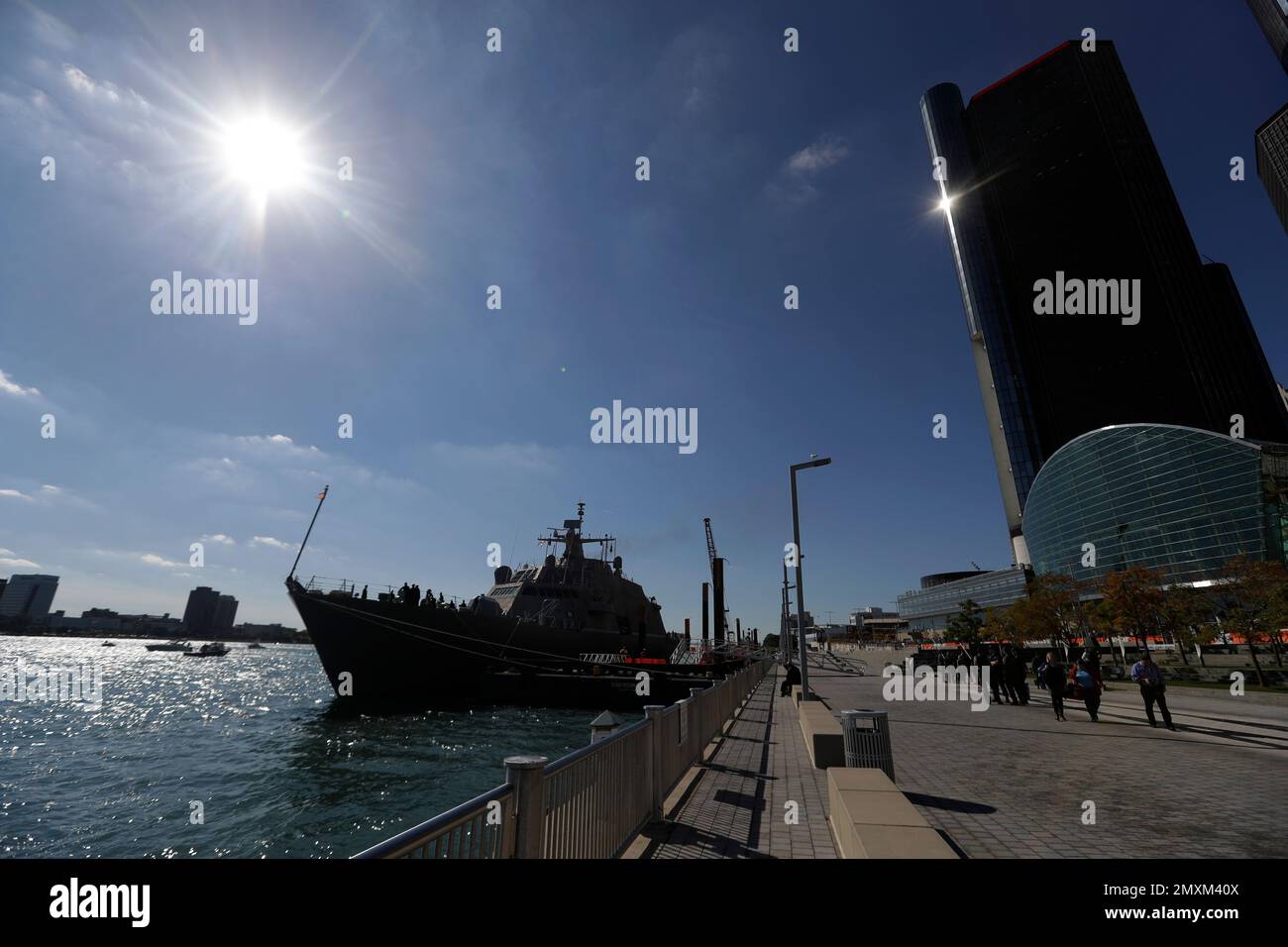 The USS Detroit, one of the United States' news warships, arrives ...