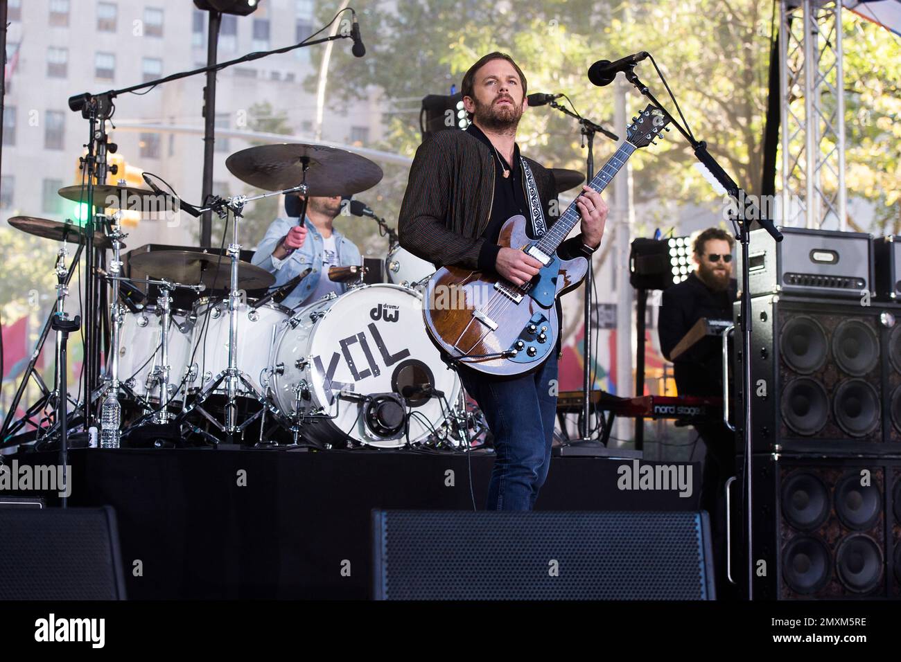 Caleb Followill from the band Kings of Leon performs on NBC's "Today ...