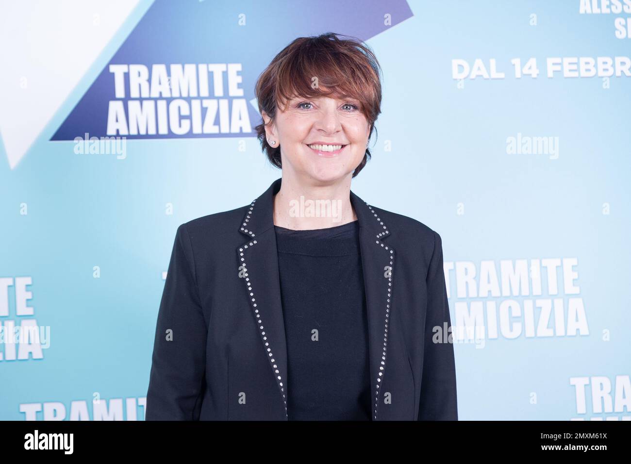 Rome, Italy. 03rd Feb, 2023. Italian actress Debora Villa attends the ...