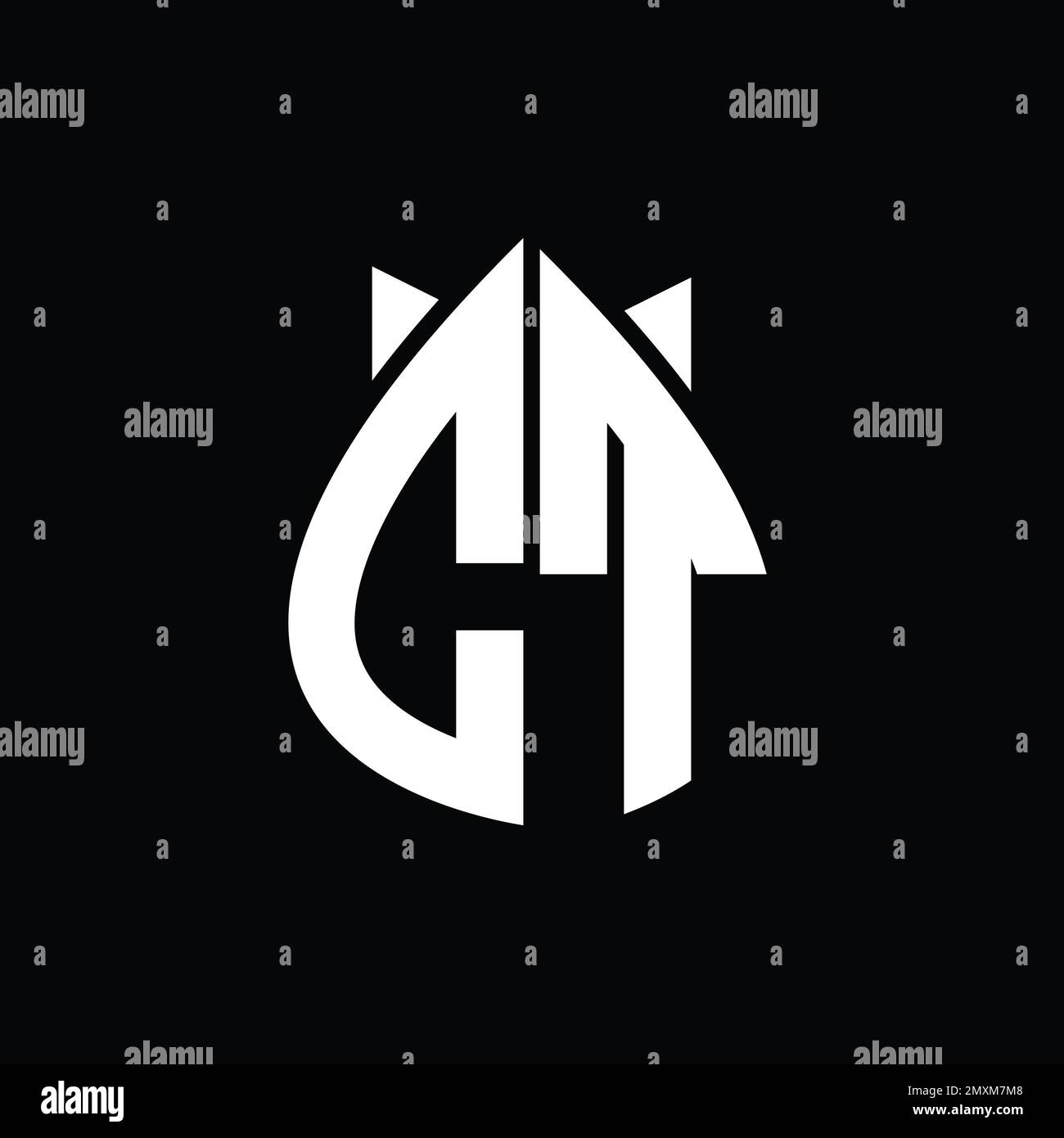 CT Logo monogram drops crown abstract shape vector images design ... CT Logo monogram drops crown abstract shape vector images design ...