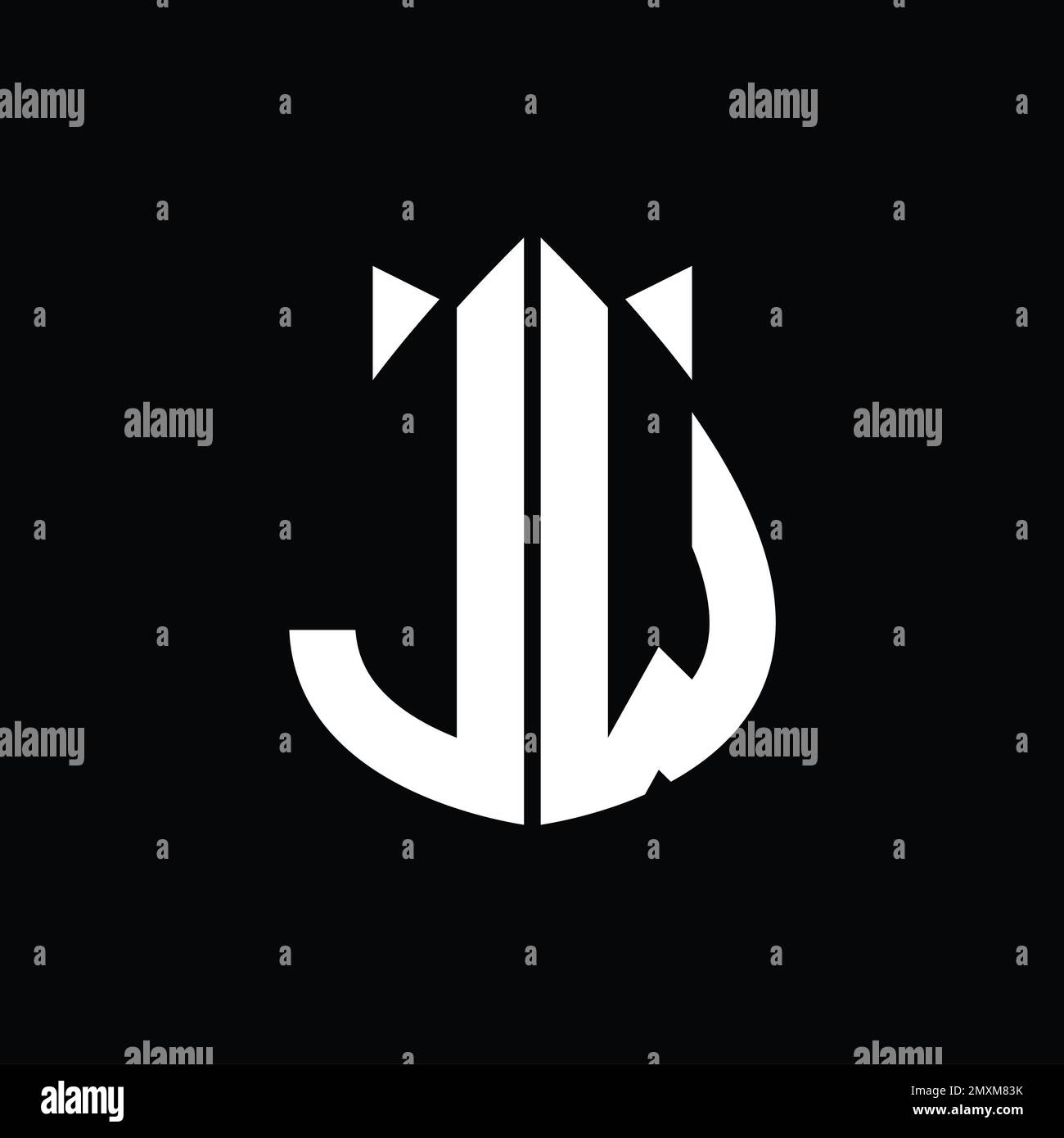 JW Logo monogram drops crown abstract shape vector images design ... JW Logo monogram drops crown abstract shape vector images design ...