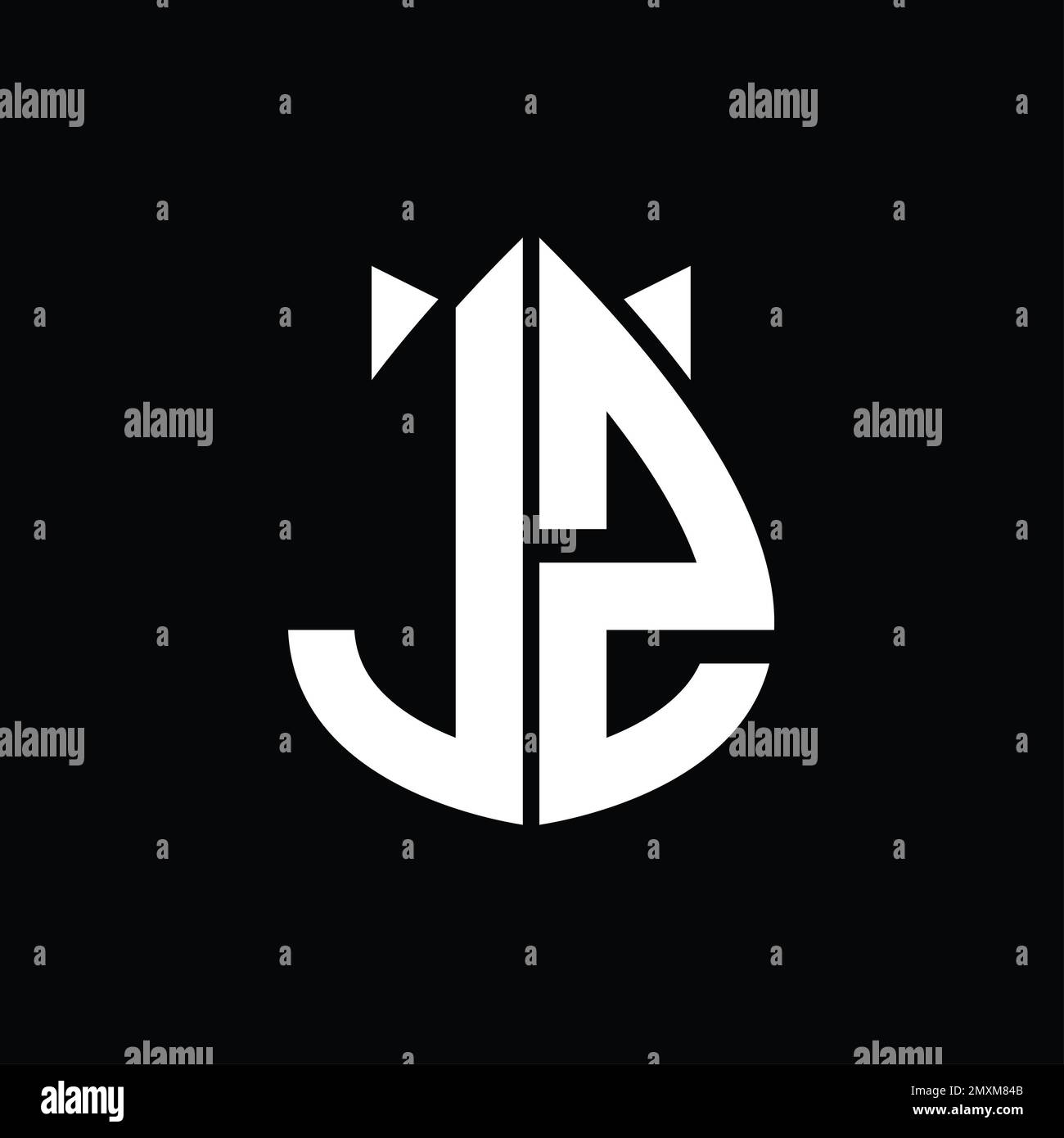 JZ Logo monogram drops crown abstract shape vector images design ... JZ Logo monogram drops crown abstract shape vector images design ...