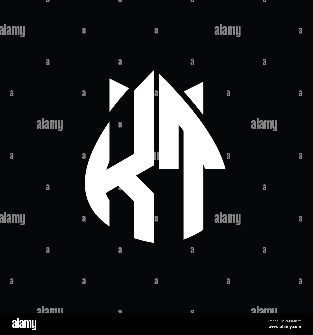 KT Logo monogram drops crown abstract shape vector images design ... KT Logo monogram drops crown abstract shape vector images design ...