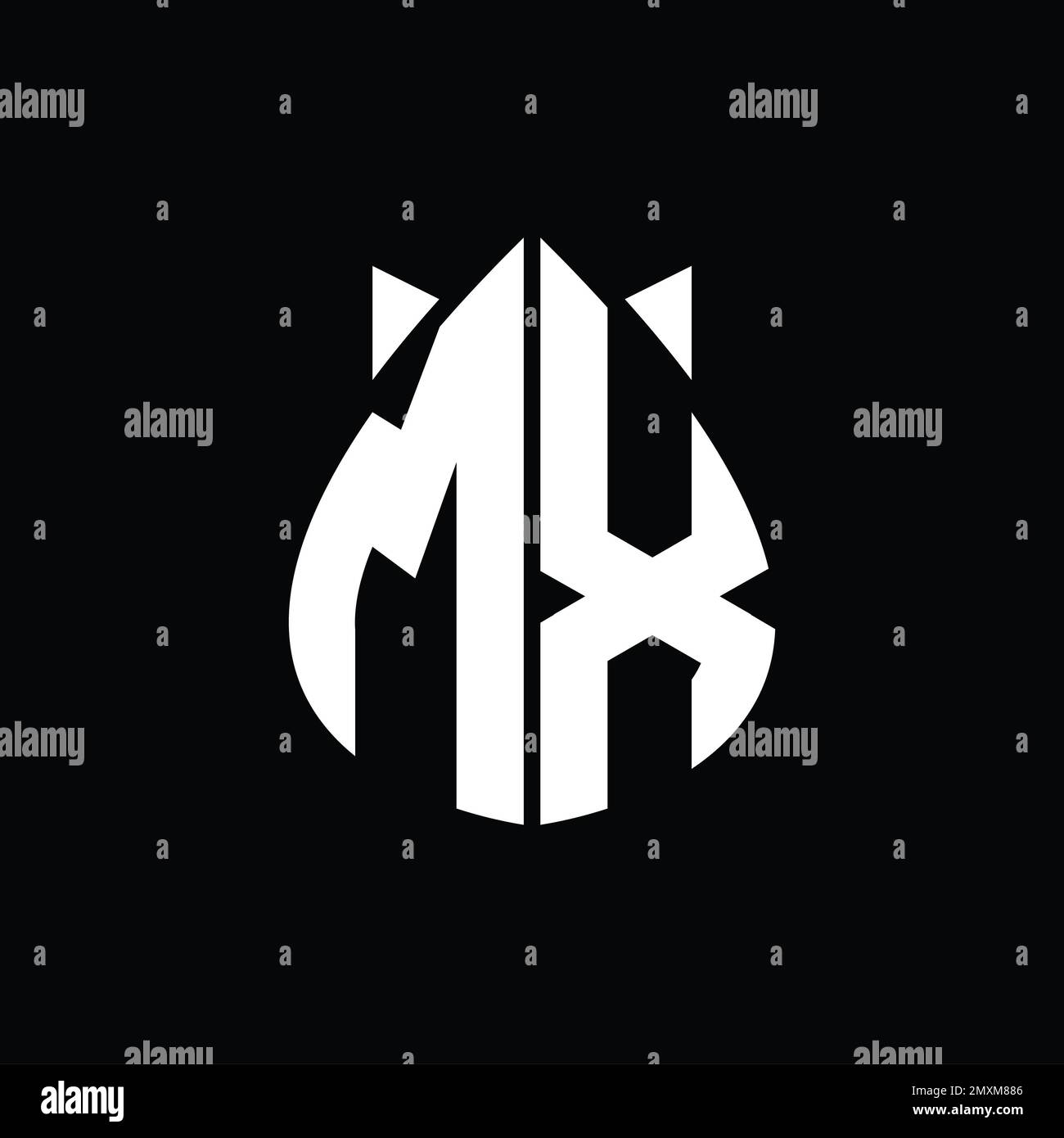 MX Logo monogram drops crown abstract shape vector images design ... MX Logo monogram drops crown abstract shape vector images design ...