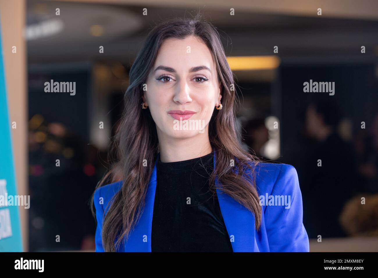 February 3, 2023, Rome, Italy: Italian actress Valeria Angione attends ...
