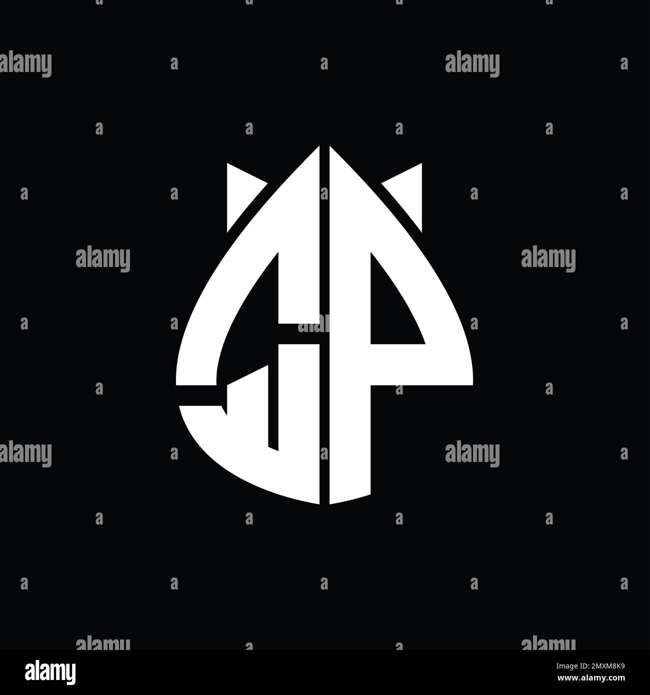 QP Logo monogram drops crown abstract shape vector images design ... QP Logo monogram drops crown abstract shape vector images design ...