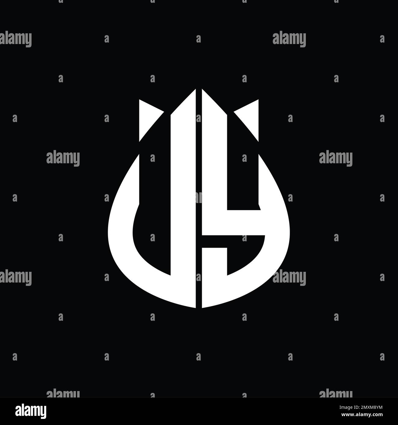 UY Logo monogram drops crown abstract shape vector images design ... UY Logo monogram drops crown abstract shape vector images design ...