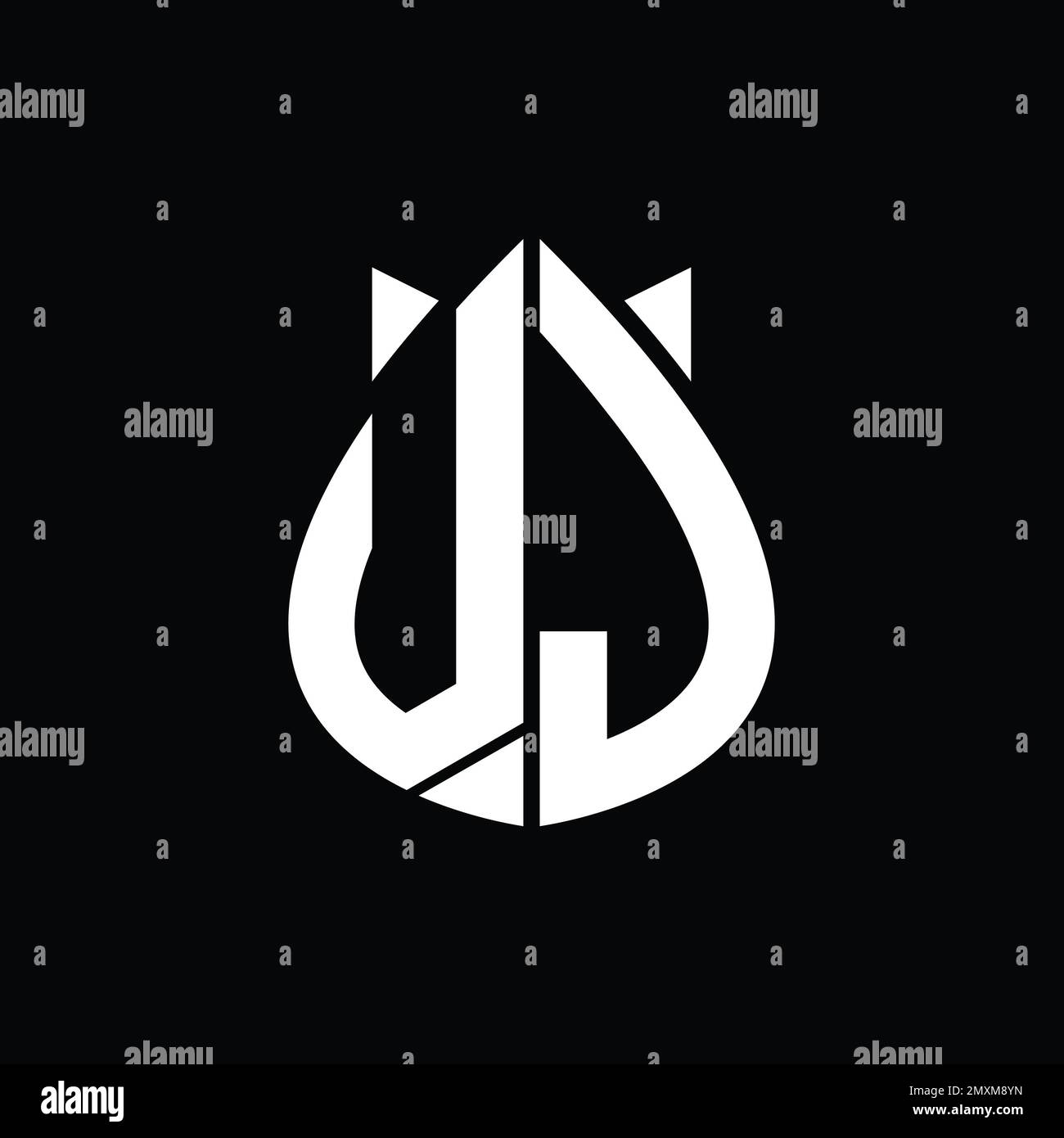 VJ Logo monogram drops crown abstract shape vector images design ... VJ Logo monogram drops crown abstract shape vector images design ...