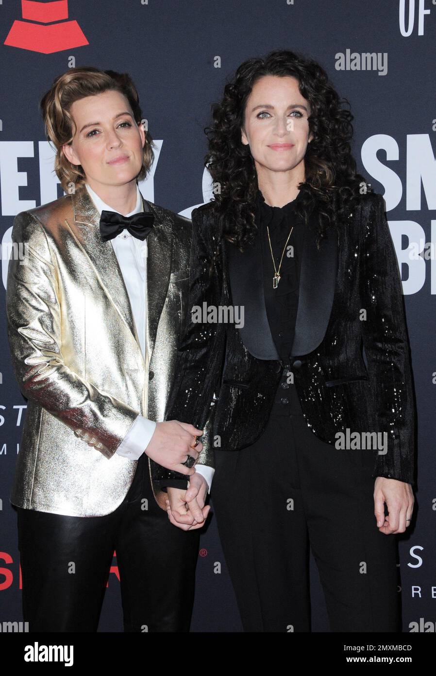 Los Angeles, CA. 3rd Feb, 2023. Brandi Carlile, Catherine Shepherd at ...