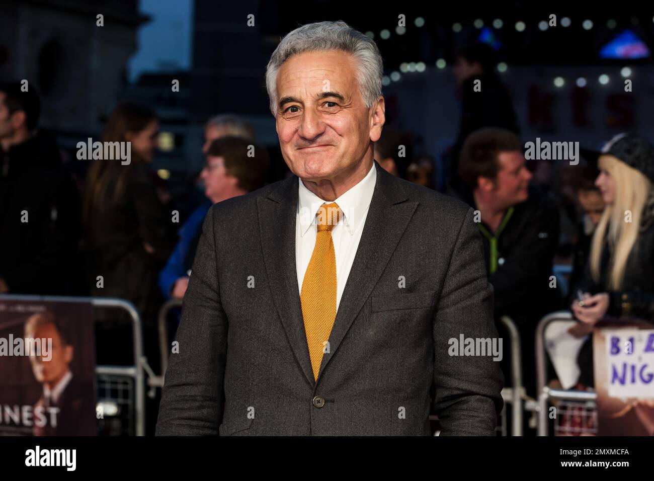 Actor Henry Goodman poses for photographers on arrival at the premiere ...