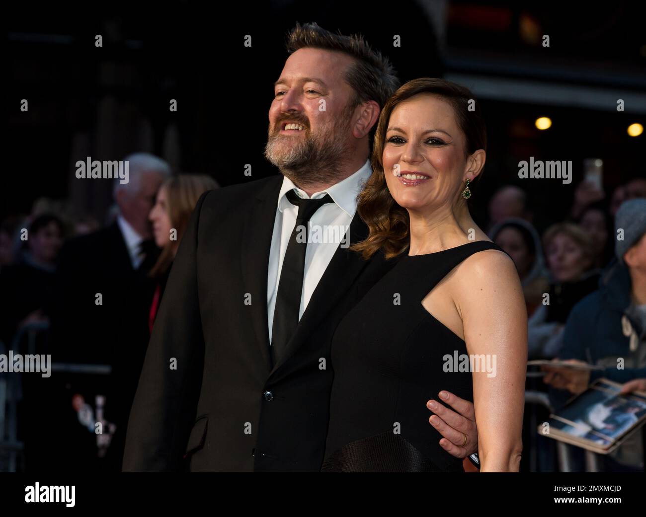 Musician Guy Garvey and partner, actress Rachael Stirling pose for ...