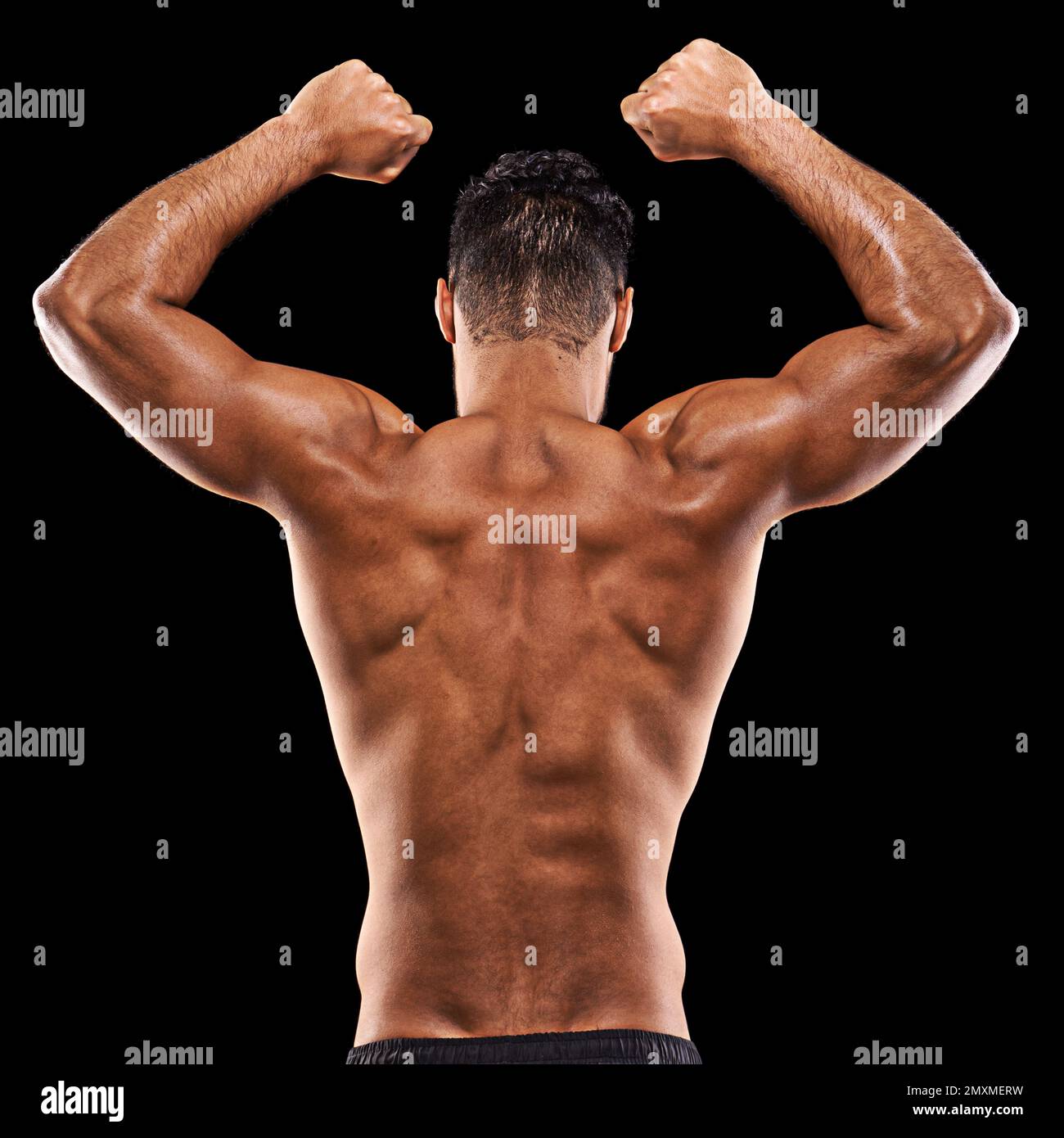 Black men with muscles hi-res stock photography and images - Alamy