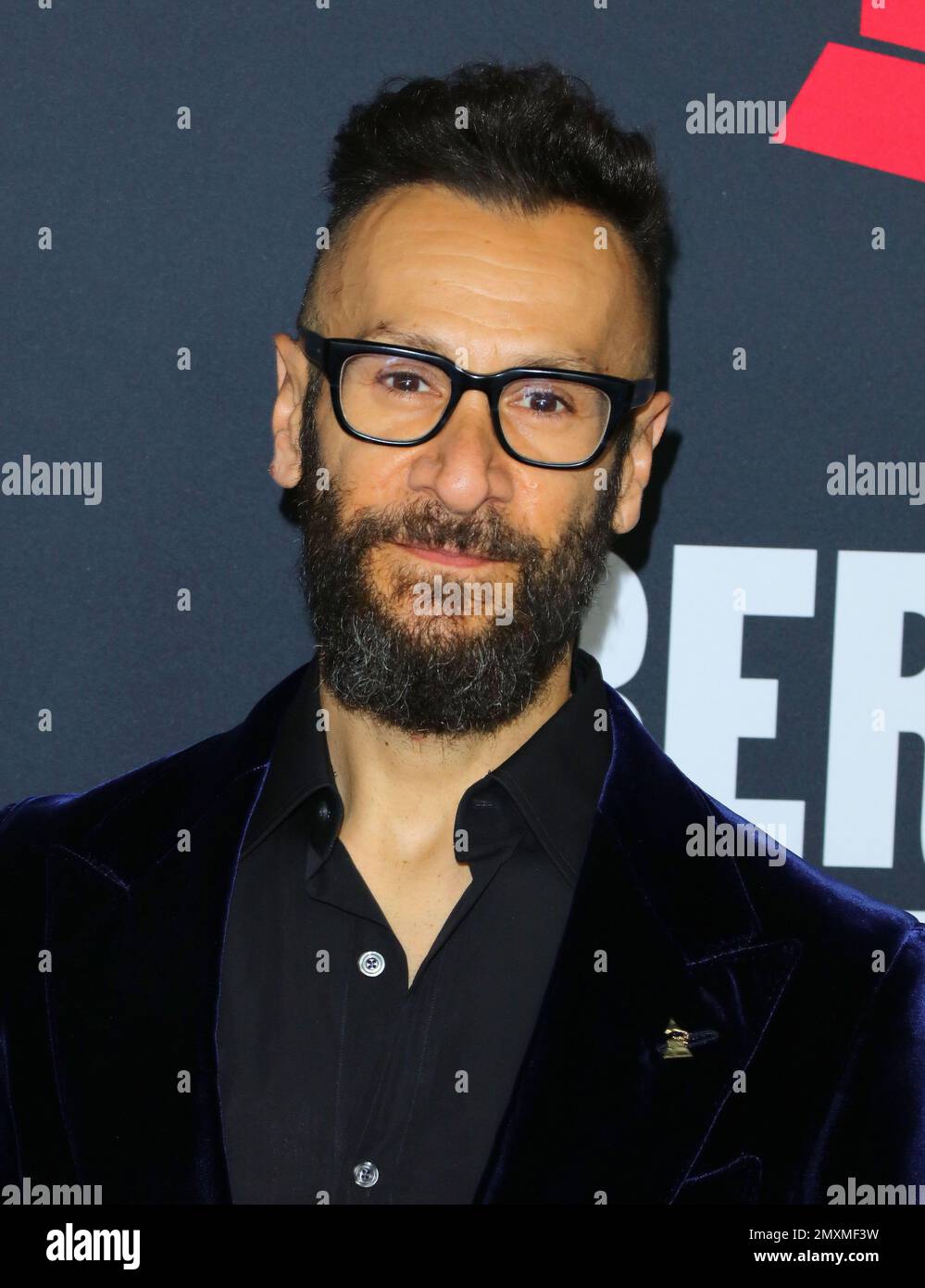 Los Angeles, USA. 03rd Feb, 2023. Panos Panay arrives at The Musicares ...