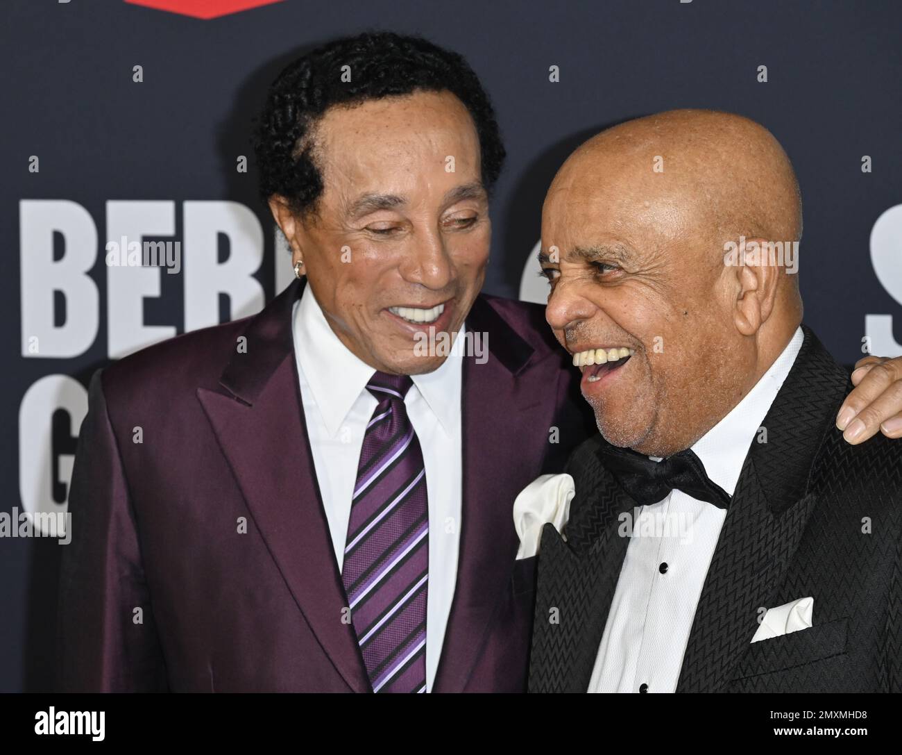 Los Angeles, USA. 03rd Feb, 2023. Smokey Robinson & Berry Gordy at the ...