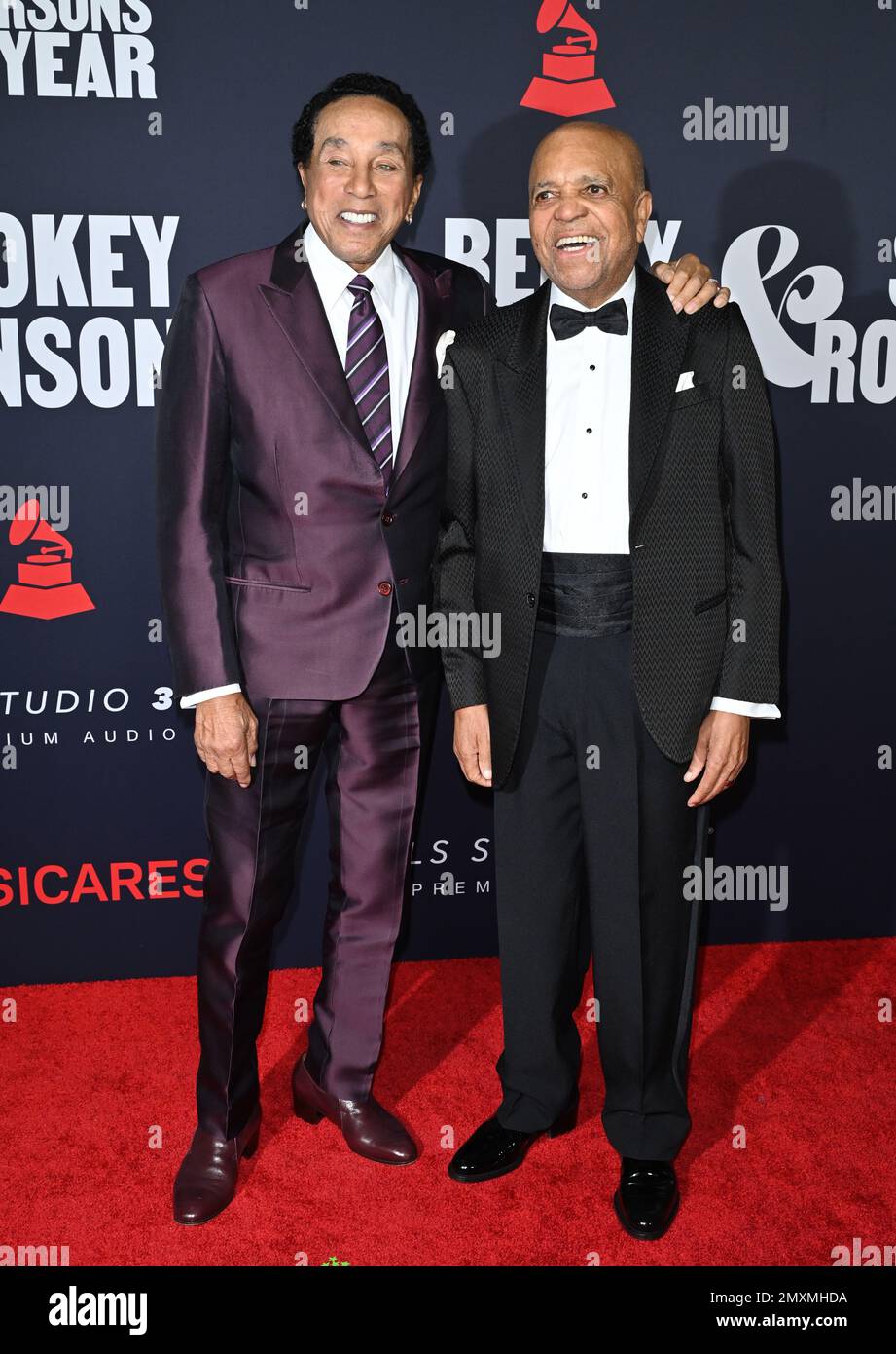 Los Angeles, USA. 03rd Feb, 2023. Smokey Robinson & Berry Gordy at the ...