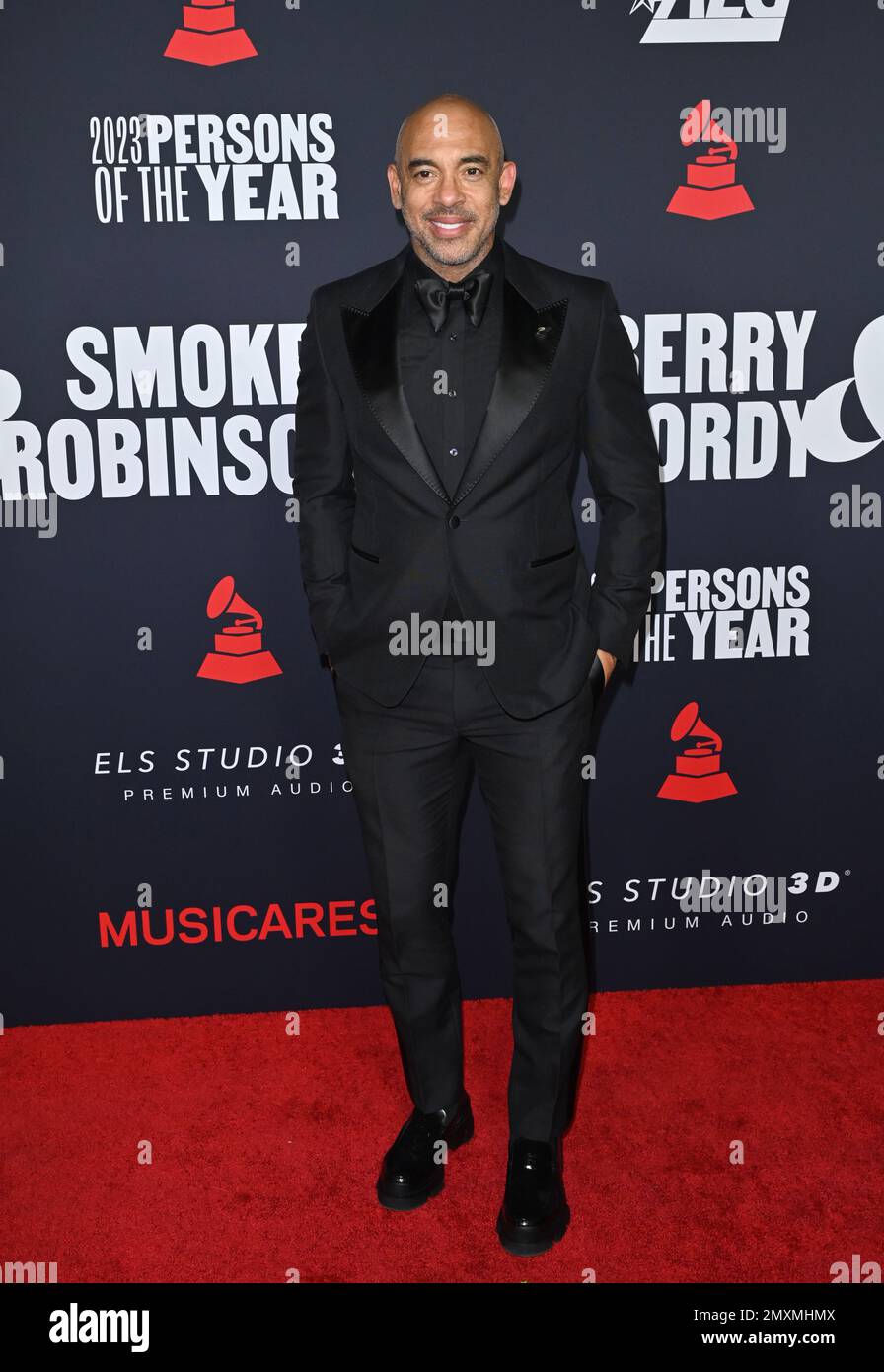 Los Angeles, USA. 03rd Feb, 2023. Harvey Mason Jr. at the MusiCares ...