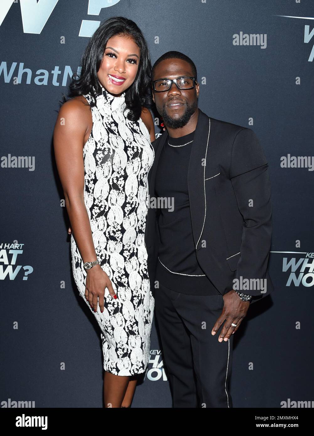 Actor and comedian Kevin Hart and wife Eniko Parrish attend a special ...