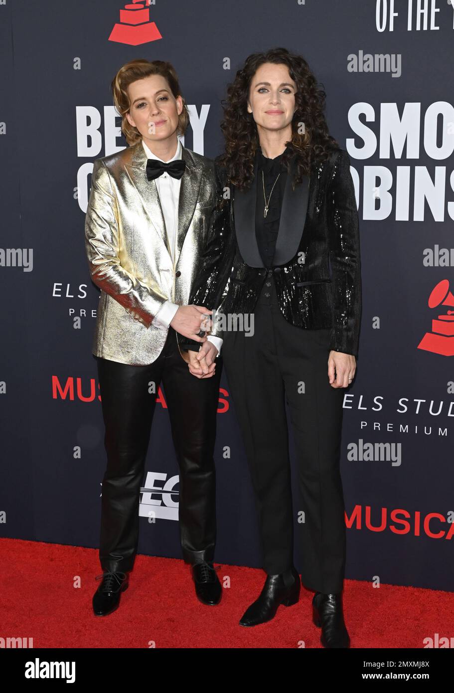 Los Angeles, USA. 03rd Feb, 2023. Brandi Carlile & Catherine Shepherd ...